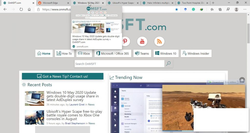 Microsoft Edge Canary Insiders can now test Tab Previews with new flag ... Microsoft Edge Canary Insiders can now test Tab Previews with new flag ...